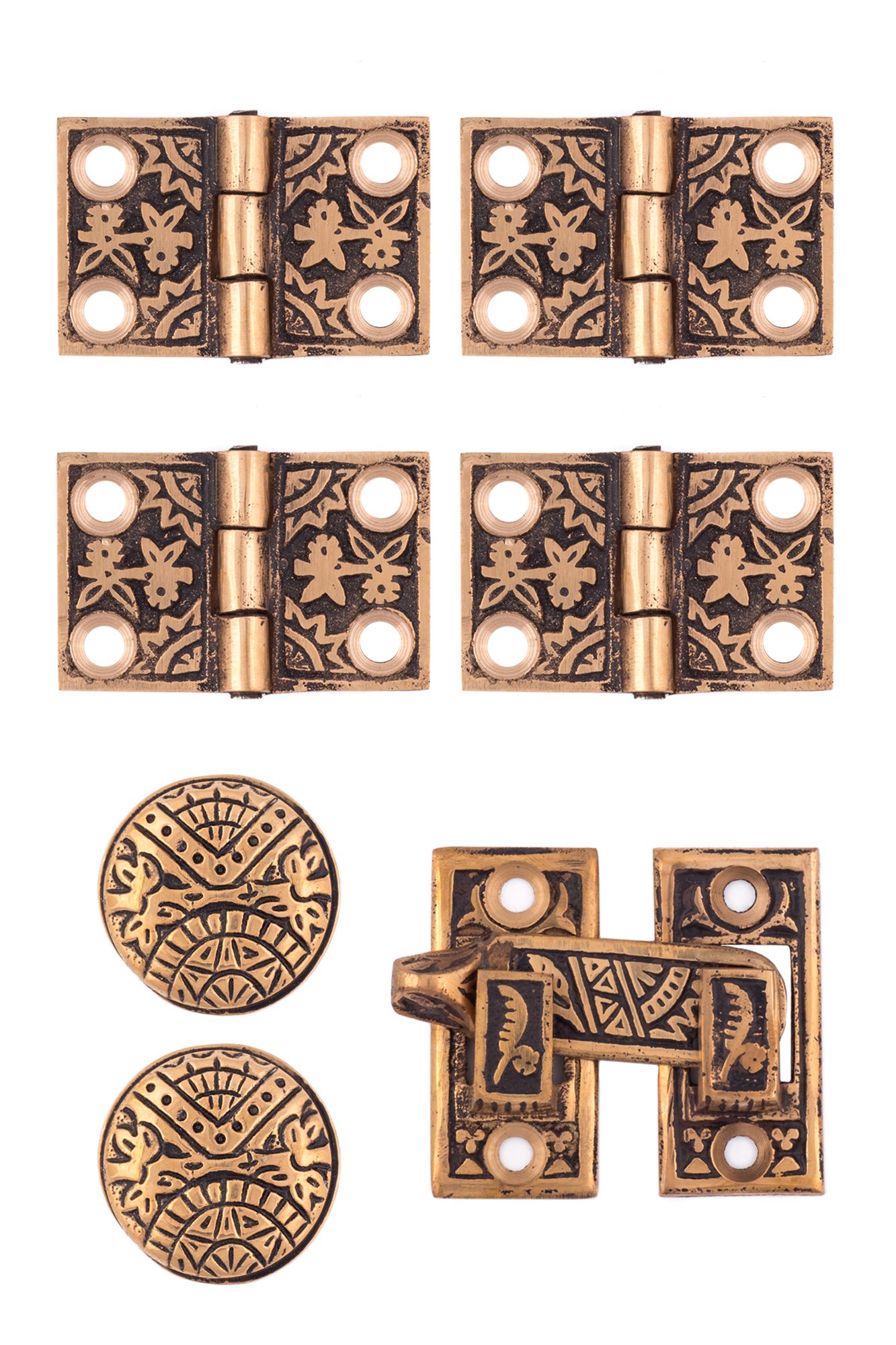 Oriental Interior Shutter Set | Charleston Hardware